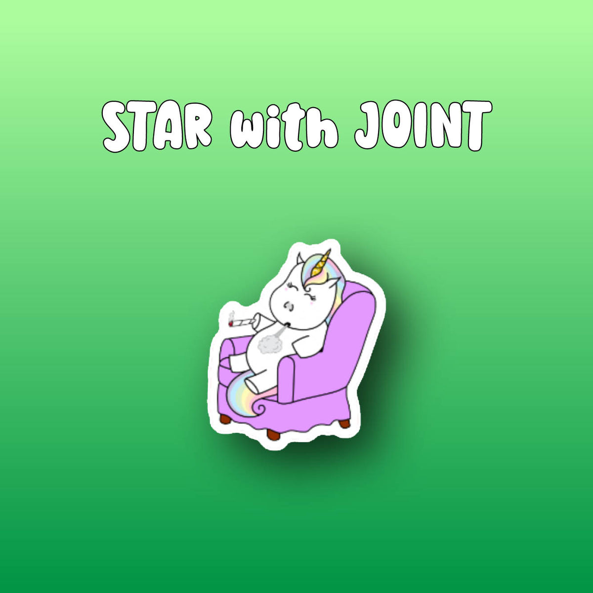420 with Star Sticker DIE CUT Collection – Shine Sticker Studio