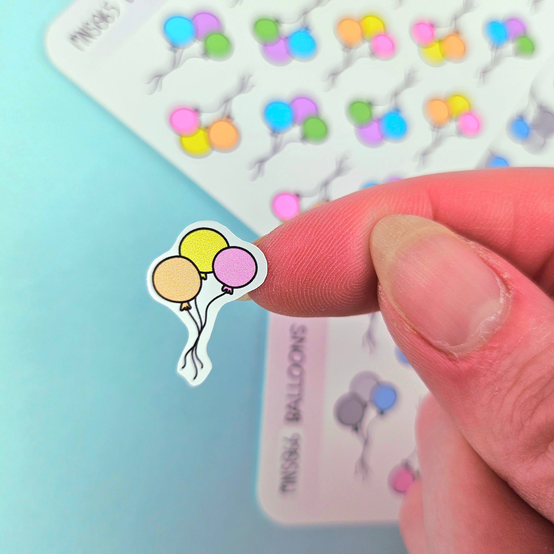 Balloons Mini Sheet – Shine Sticker Studio