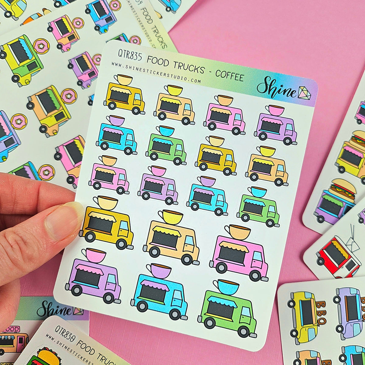 Food Truck Decorative Stickers – Shine Sticker Studio