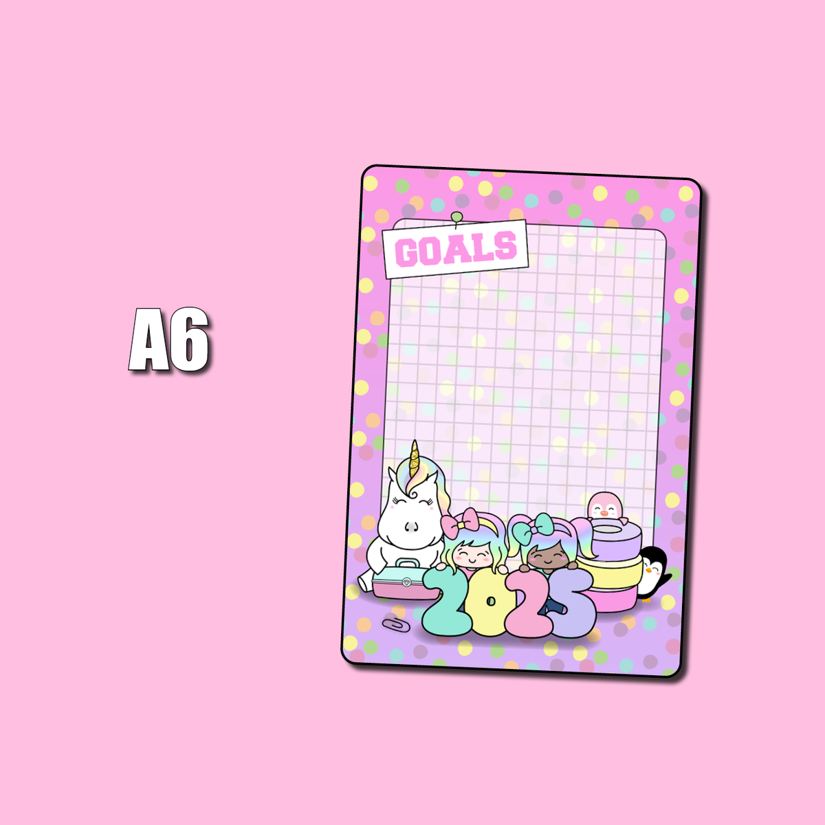 CLEARANCE 2025 Planner Jumbo Sticker – Shine Sticker Studio