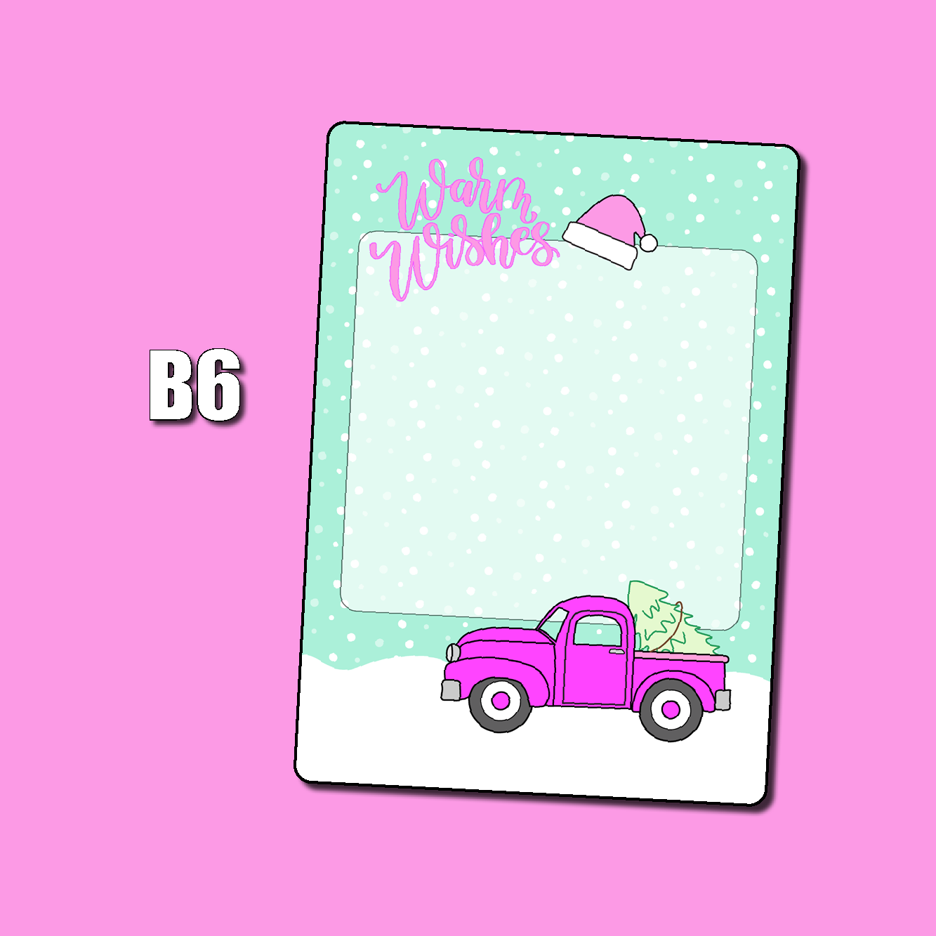 Cozy Christmas Jumbo Sticker – Shine Sticker Studio