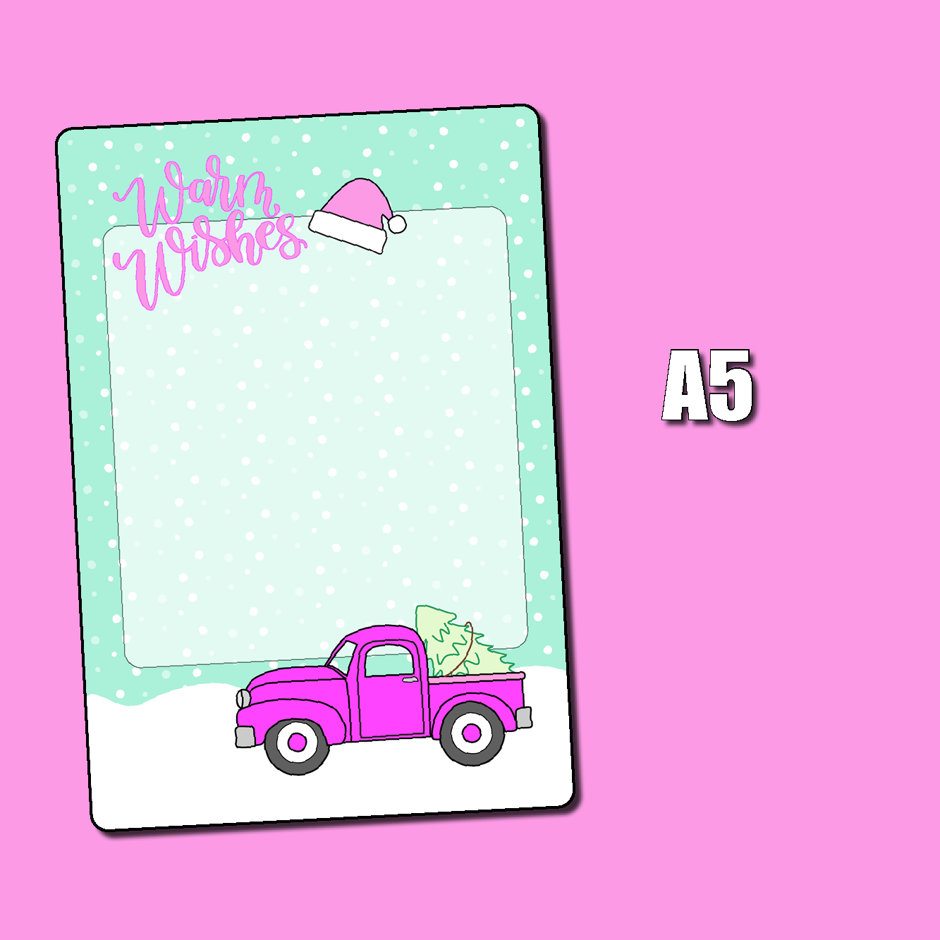Cozy Christmas Jumbo Sticker – Shine Sticker Studio