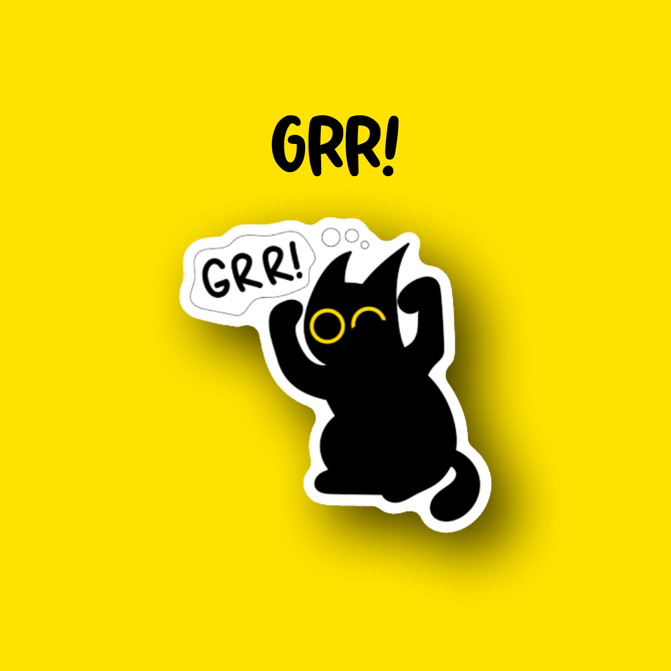 Edgar with Attitude Sticker DIE CUT Collection – Shine Sticker Studio