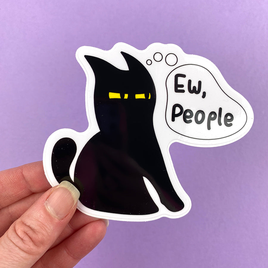 Edgar Ew People Laminated Die Cut Vinyl Decal – Shine Sticker Studio