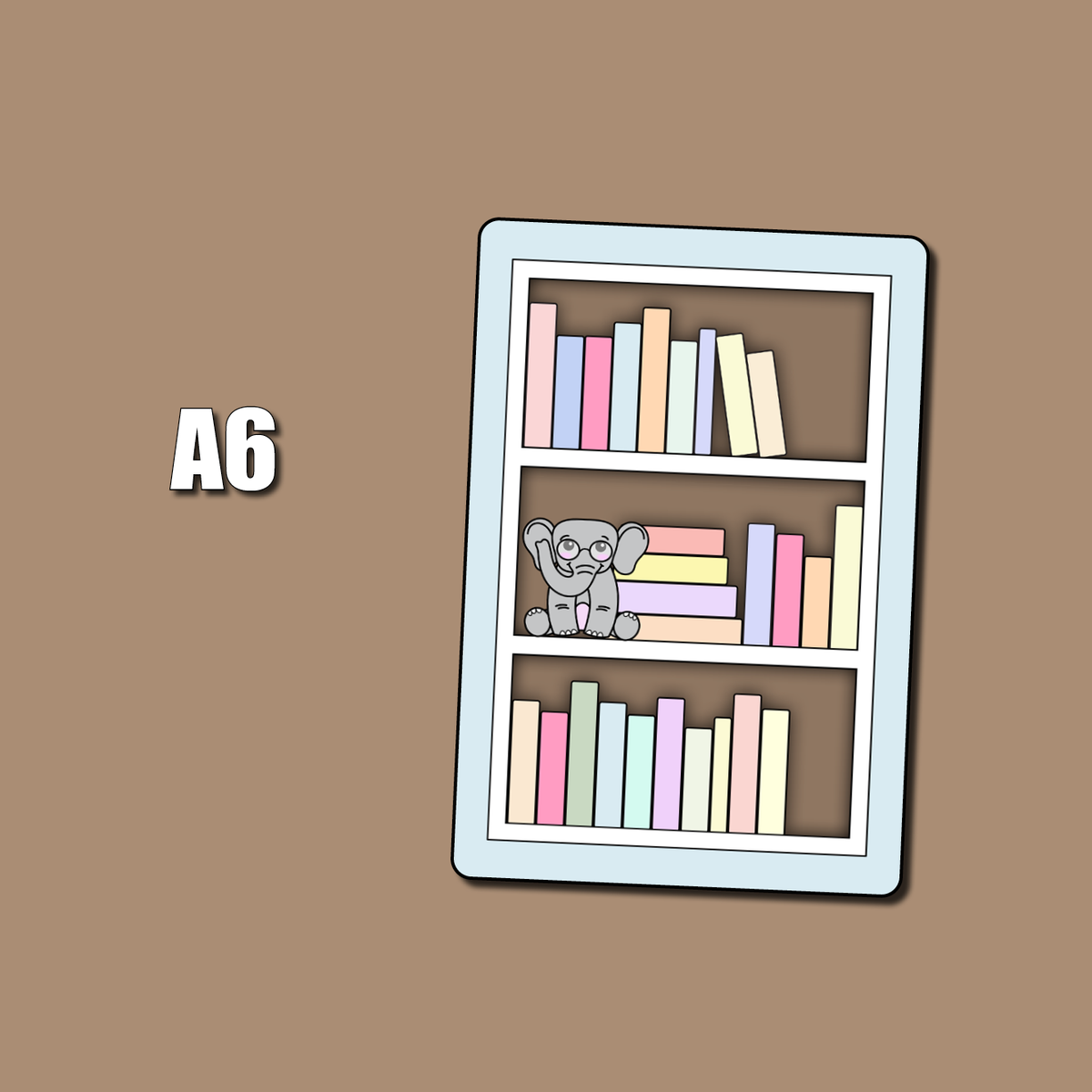 Ella Reading Jumbo Sticker – Shine Sticker Studio