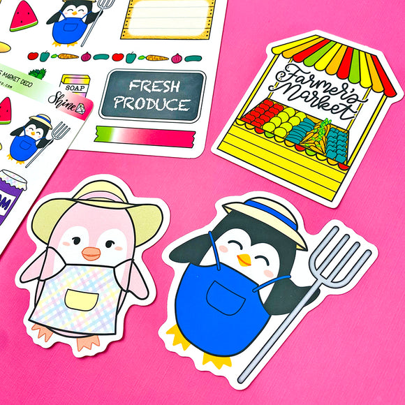 Farmer's Market Sticker DIE CUT Collection