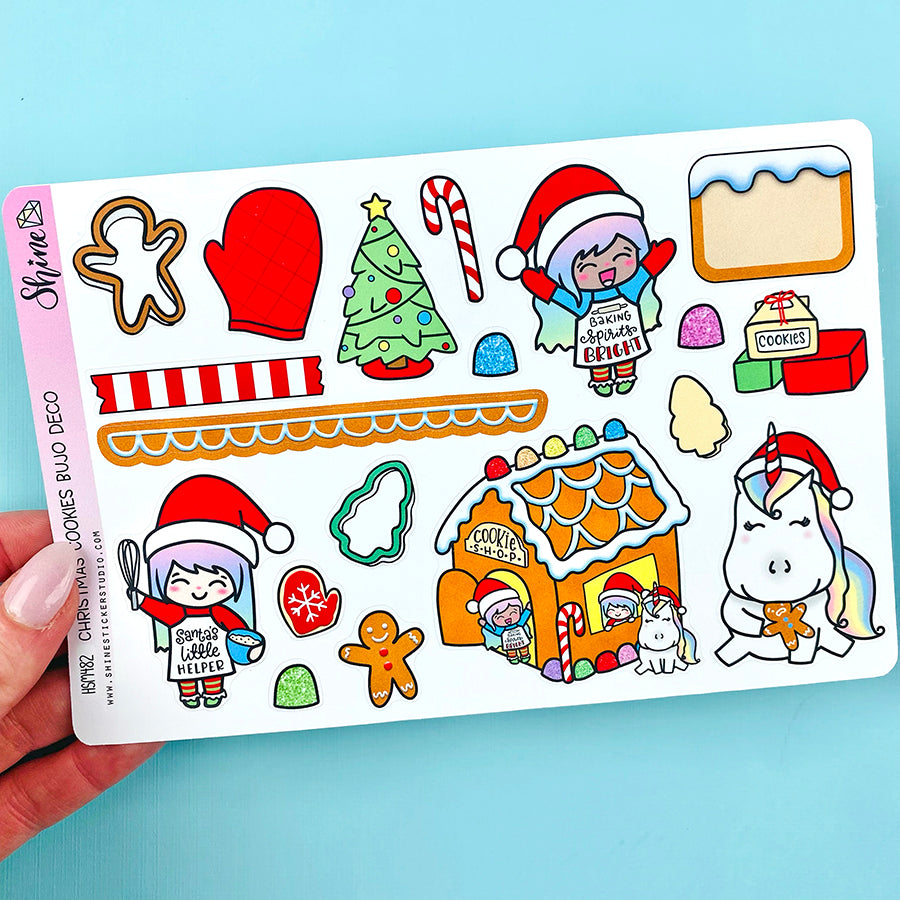 Christmas Cookies Bujo Deco Stickers – Shine Sticker Studio