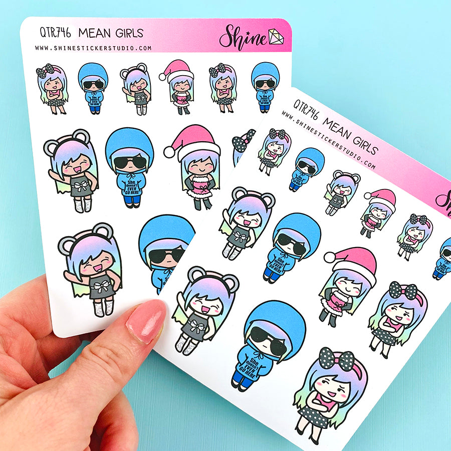 Mean Girls Stickers – Shine Sticker Studio