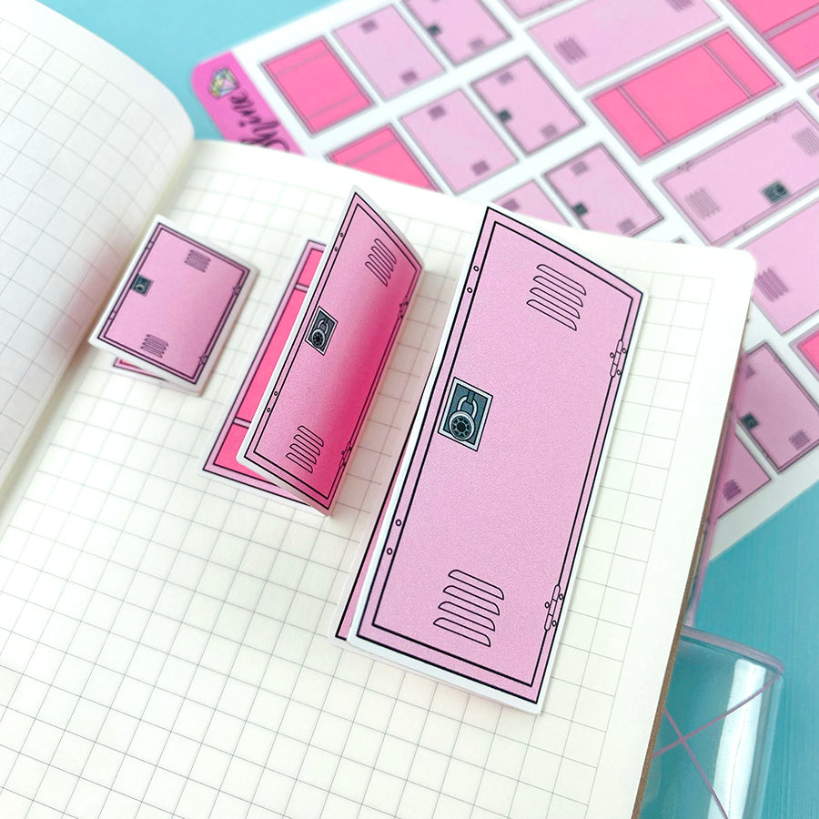 Foldable Lockers Stickers – Shine Sticker Studio