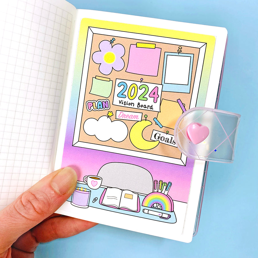 CLEARANCE 2024 Vision Board Jumbo Sticker – Shine Sticker Studio