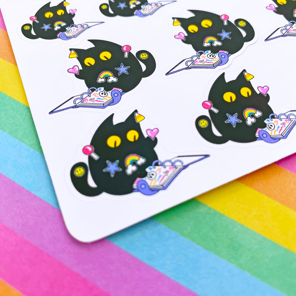 Edgar the Cat - Planning – Shine Sticker Studio
