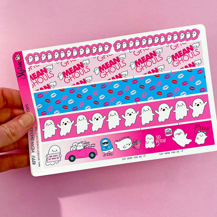 Mean Ghouls Washi Strip Stickers – Shine Sticker Studio