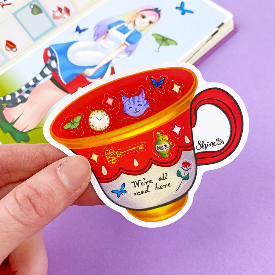 Luna in Wonderland Sticker Sampler Die Cut – Shine Sticker Studio