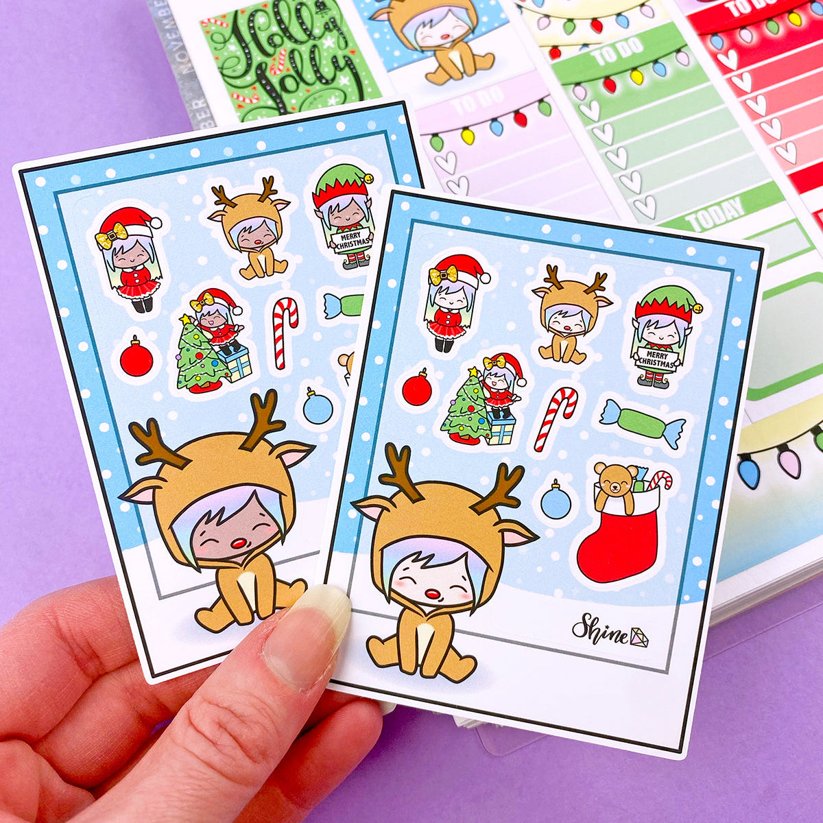 LIMITED TIME ONLY! Luna Christmas Polaroid - Sampler Die Cut – Shine ...