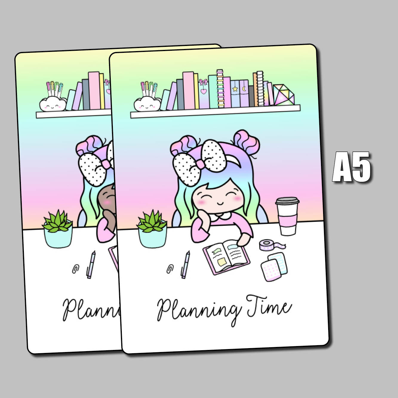 Luna Planning Time Jumbo Sticker – Shine Sticker Studio
