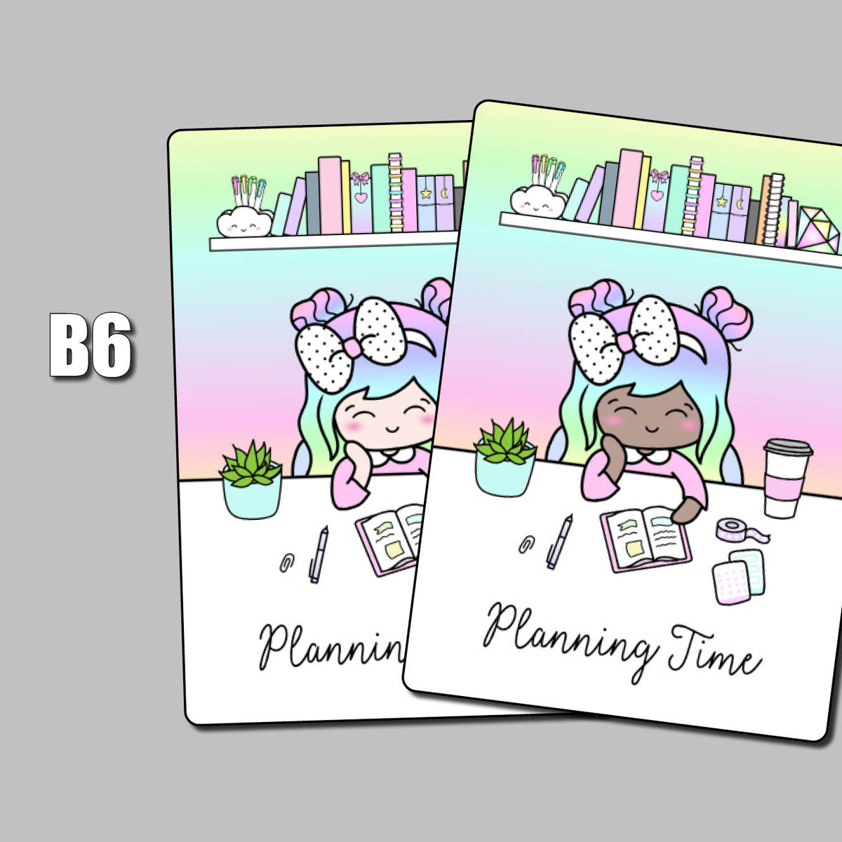 Luna Planning Time Jumbo Sticker – Shine Sticker Studio