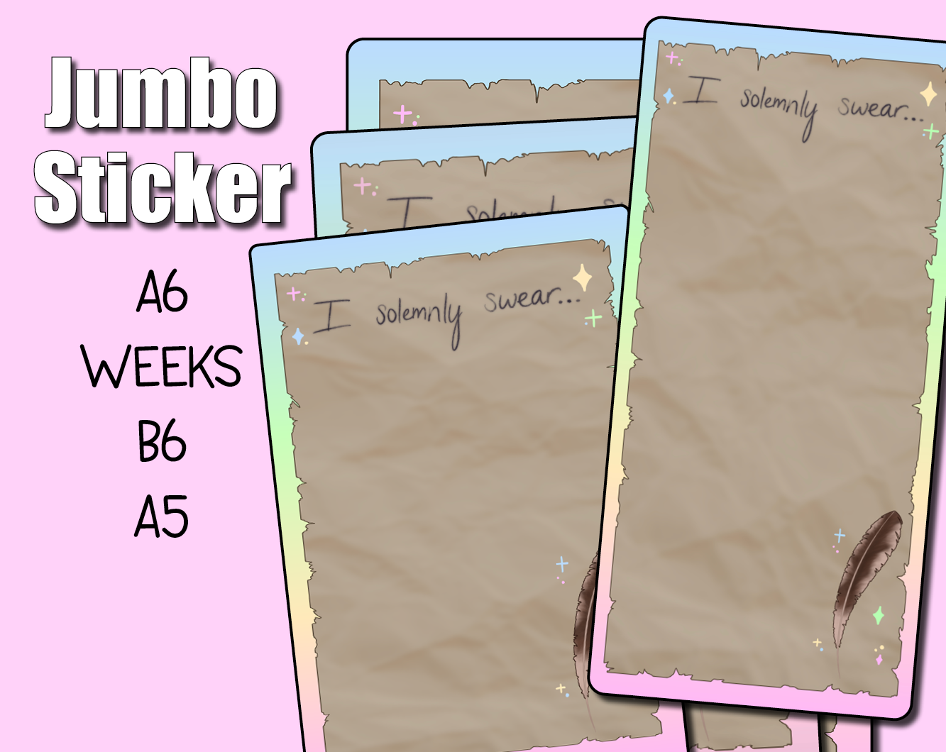 Magic Arts Academy Jumbo Sticker – Shine Sticker Studio