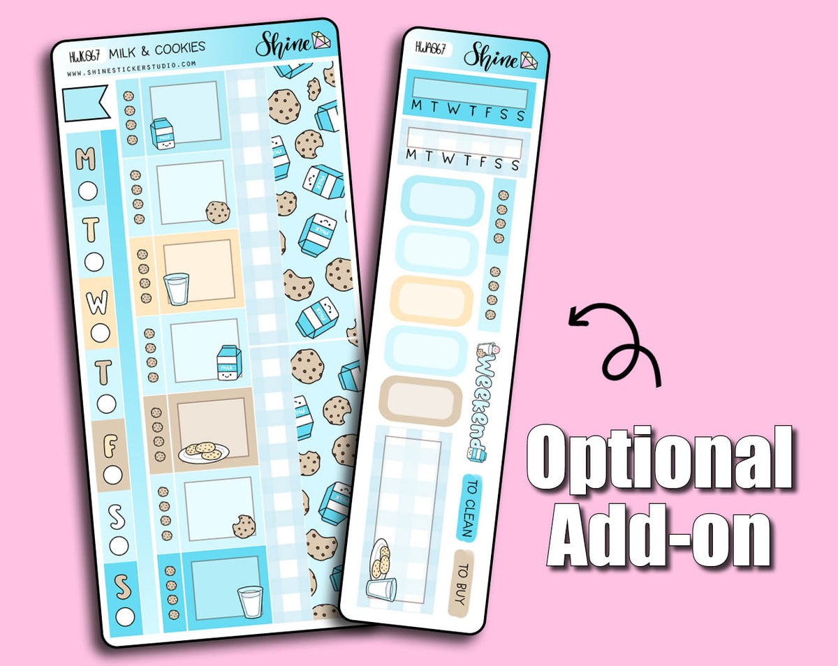 Milk & Cookies Hobonichi Weeks Sticker Kit – Shine Sticker Studio