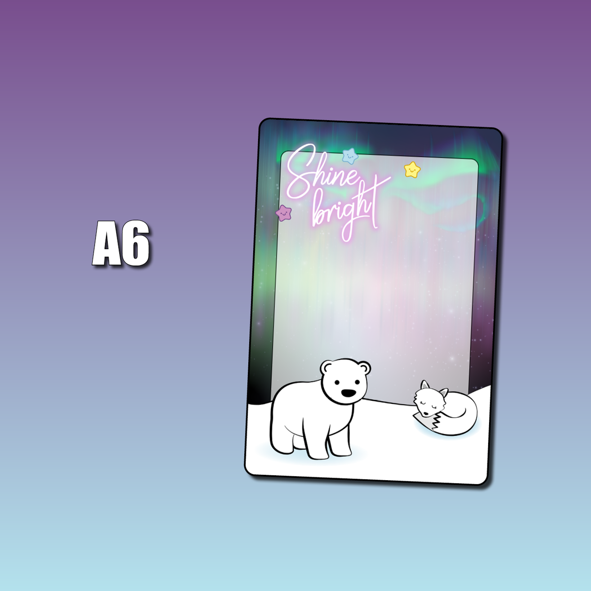 Polar Nights Jumbo Planner Sticker – Shine Sticker Studio