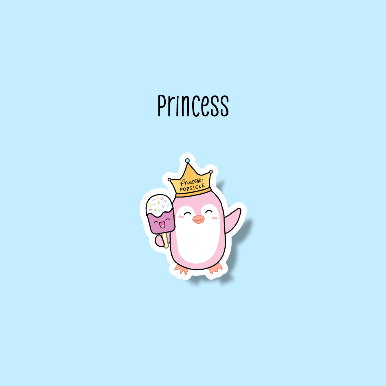 Popsicle Princess Sticker DIE CUT Collection – Shine Sticker Studio