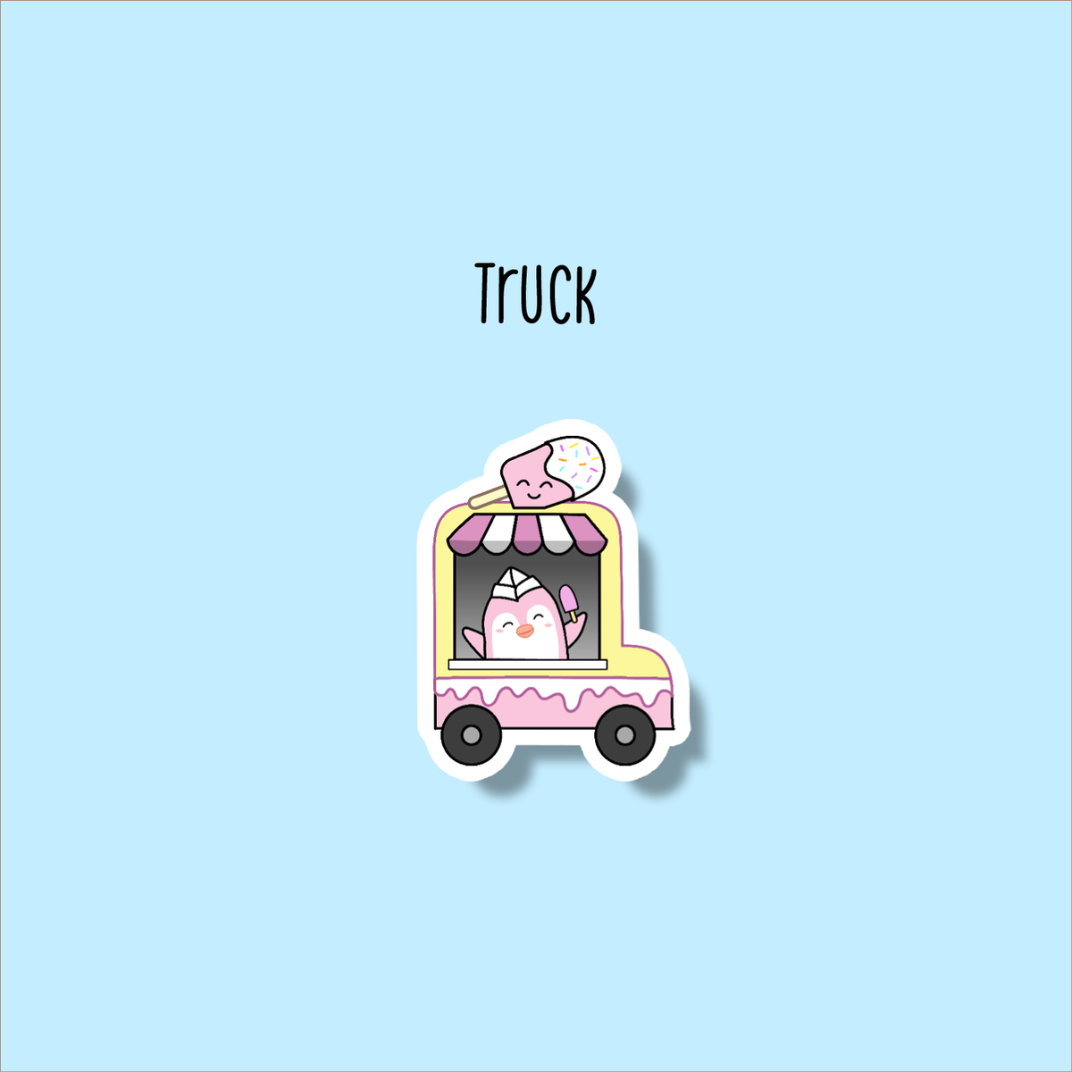 Popsicle Princess Sticker DIE CUT Collection – Shine Sticker Studio