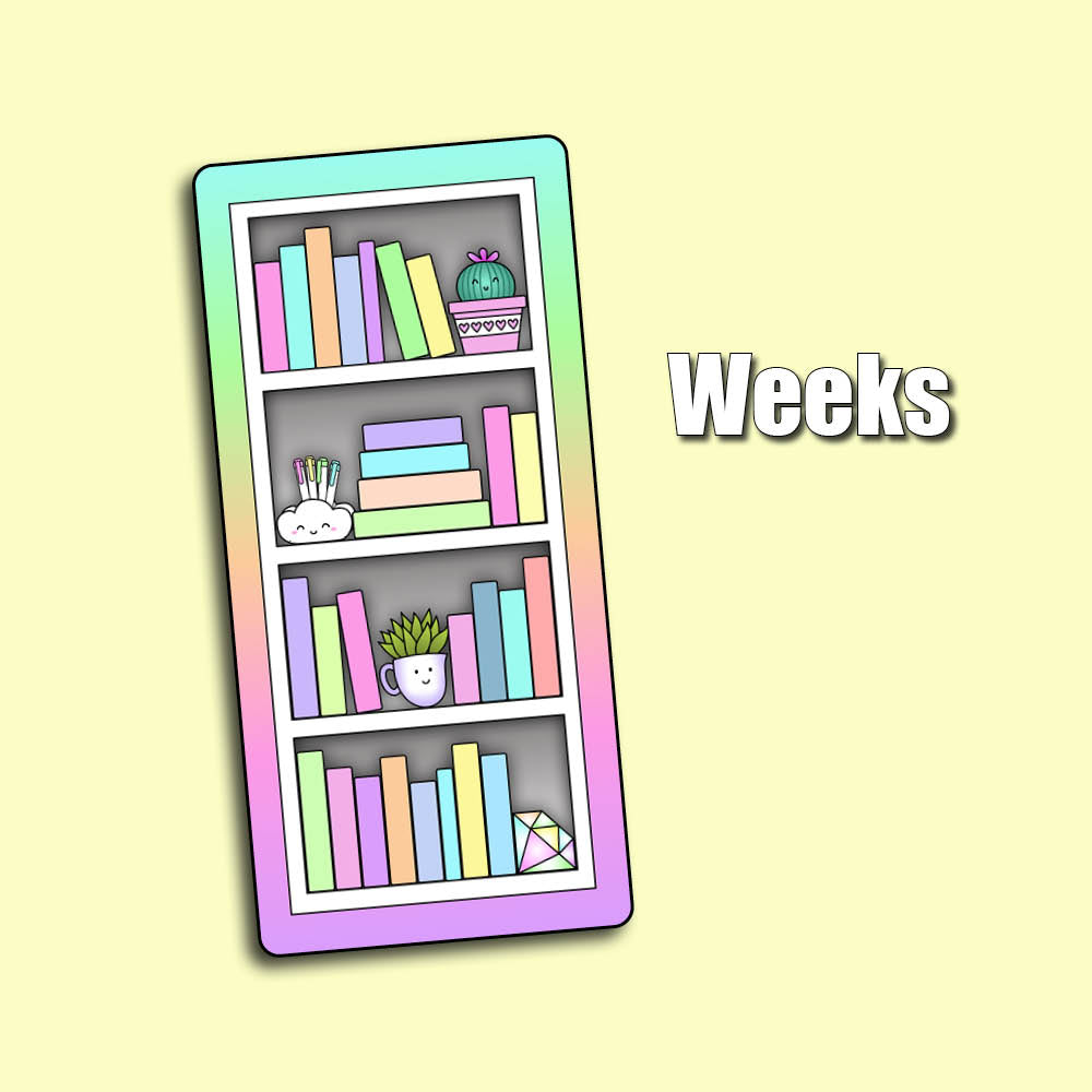 Reading Log Jumbo Sticker – Shine Sticker Studio