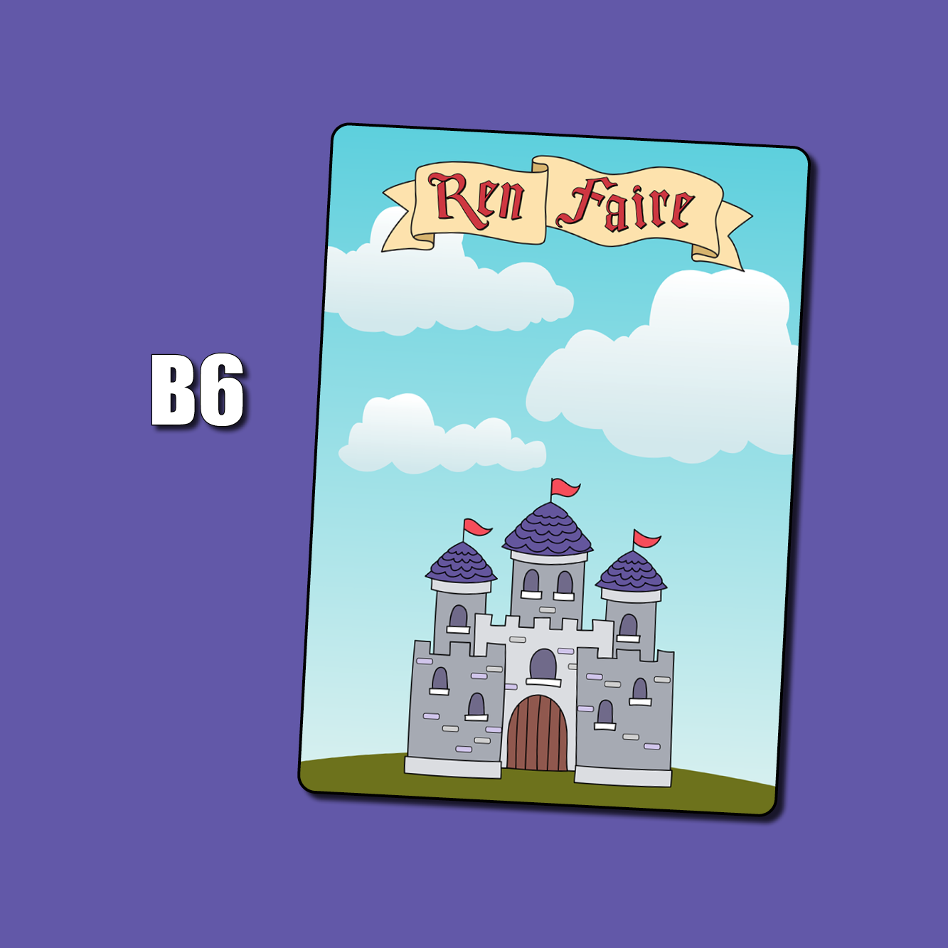 Ren Faire Jumbo Sticker – Shine Sticker Studio