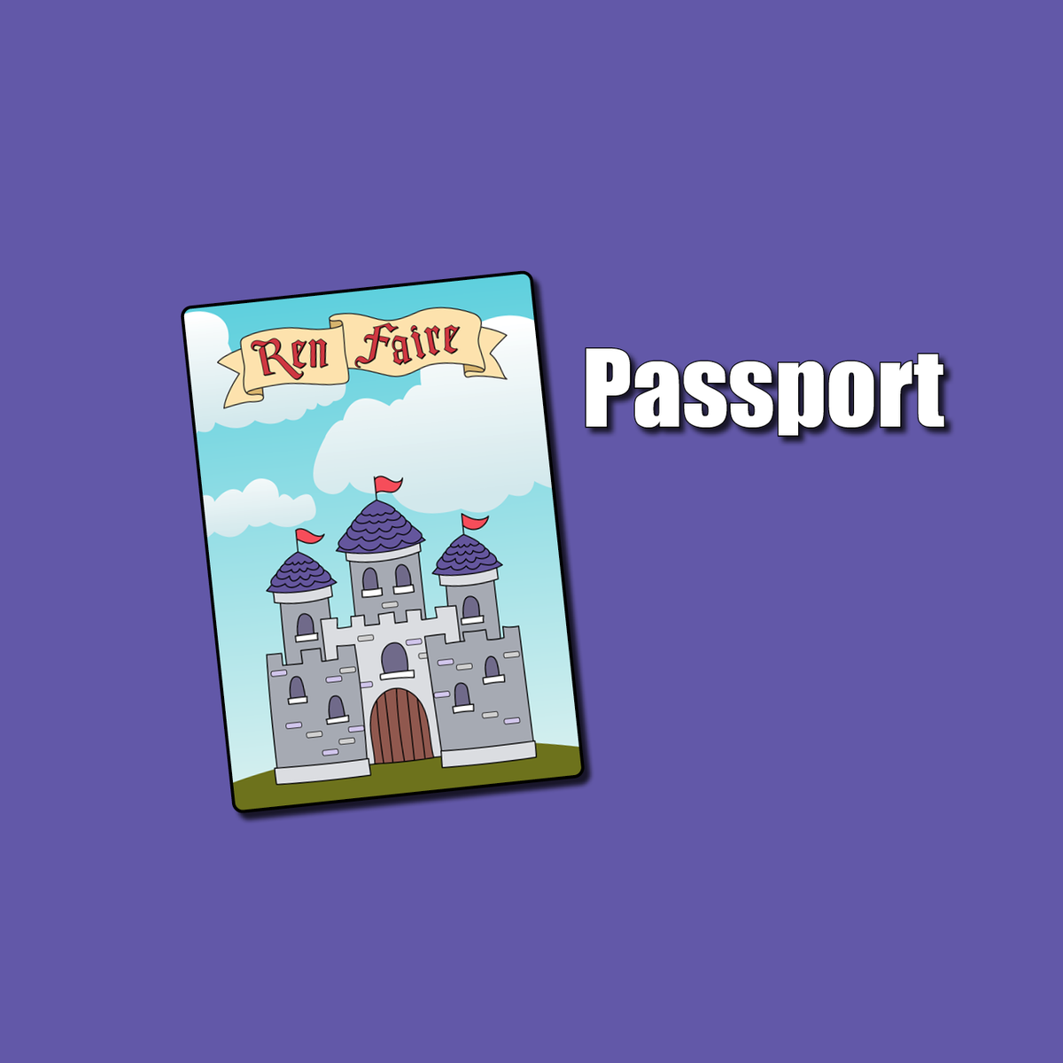 Ren Faire Jumbo Sticker – Shine Sticker Studio