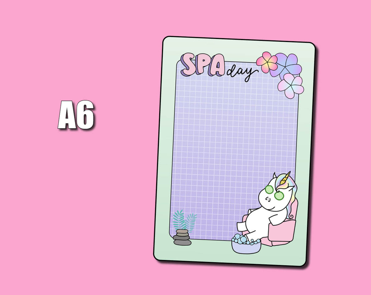 Spa Day Jumbo Sticker – Shine Sticker Studio