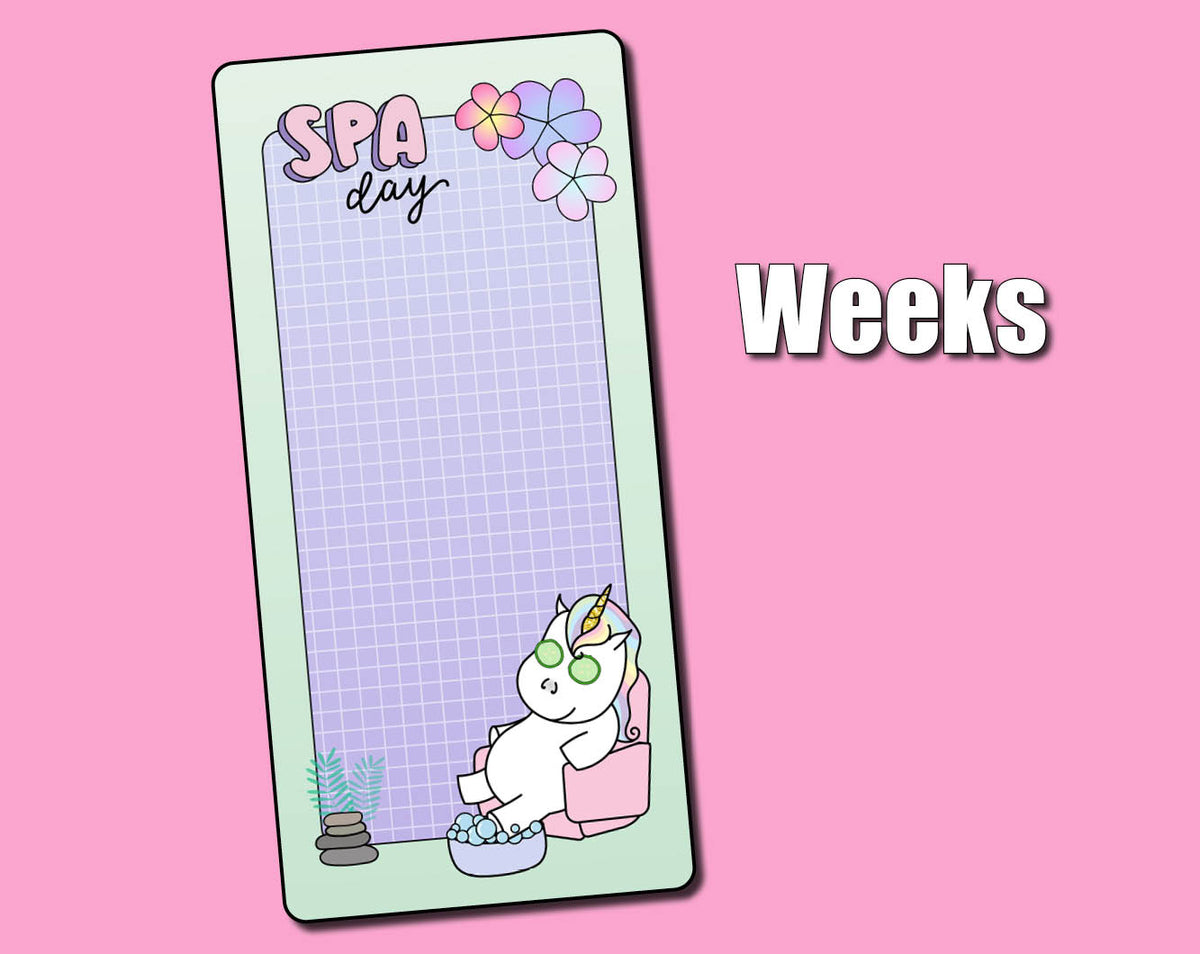 Spa Day Jumbo Sticker – Shine Sticker Studio