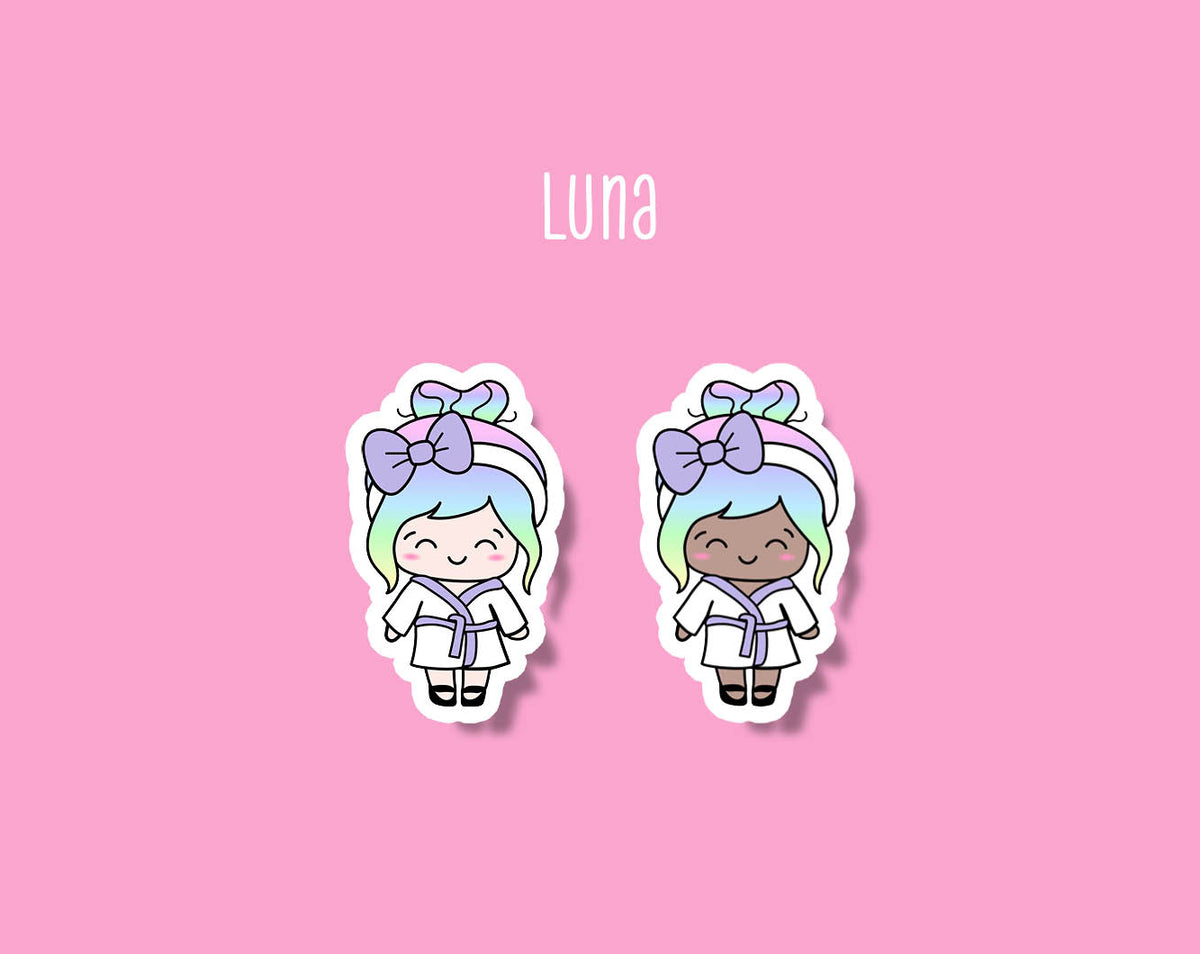 Spa Day Sticker DIE CUT Collection – Shine Sticker Studio