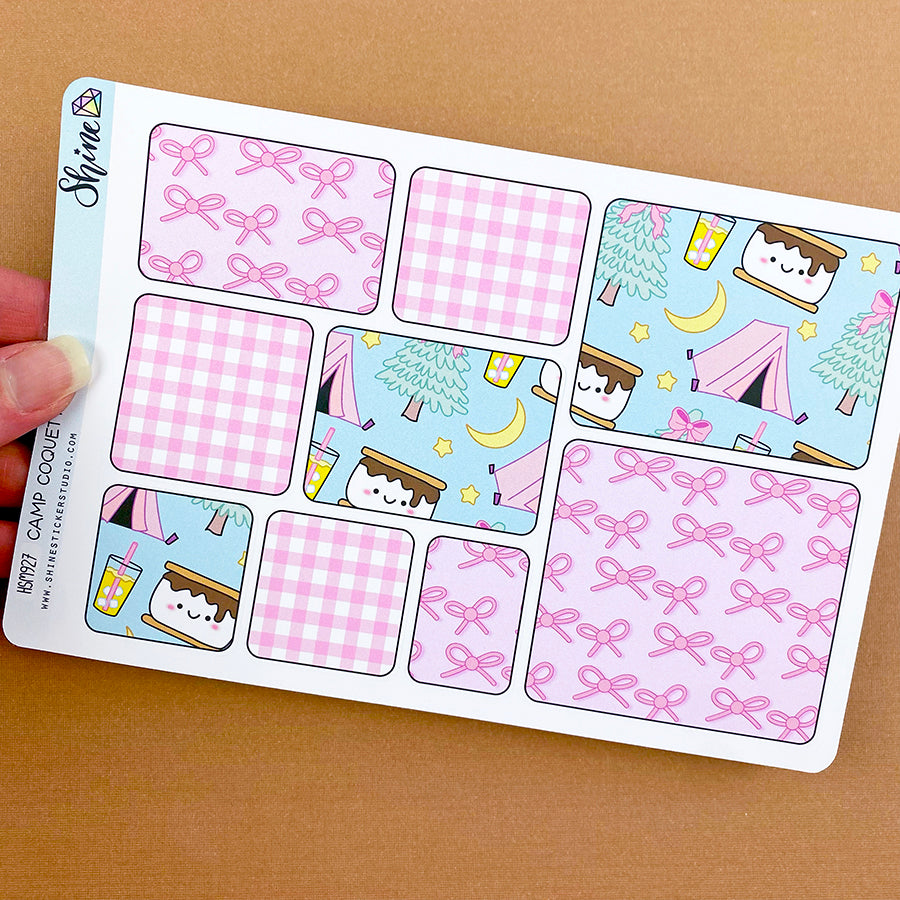Camp Coquette Box Planner Stickers – Shine Sticker Studio