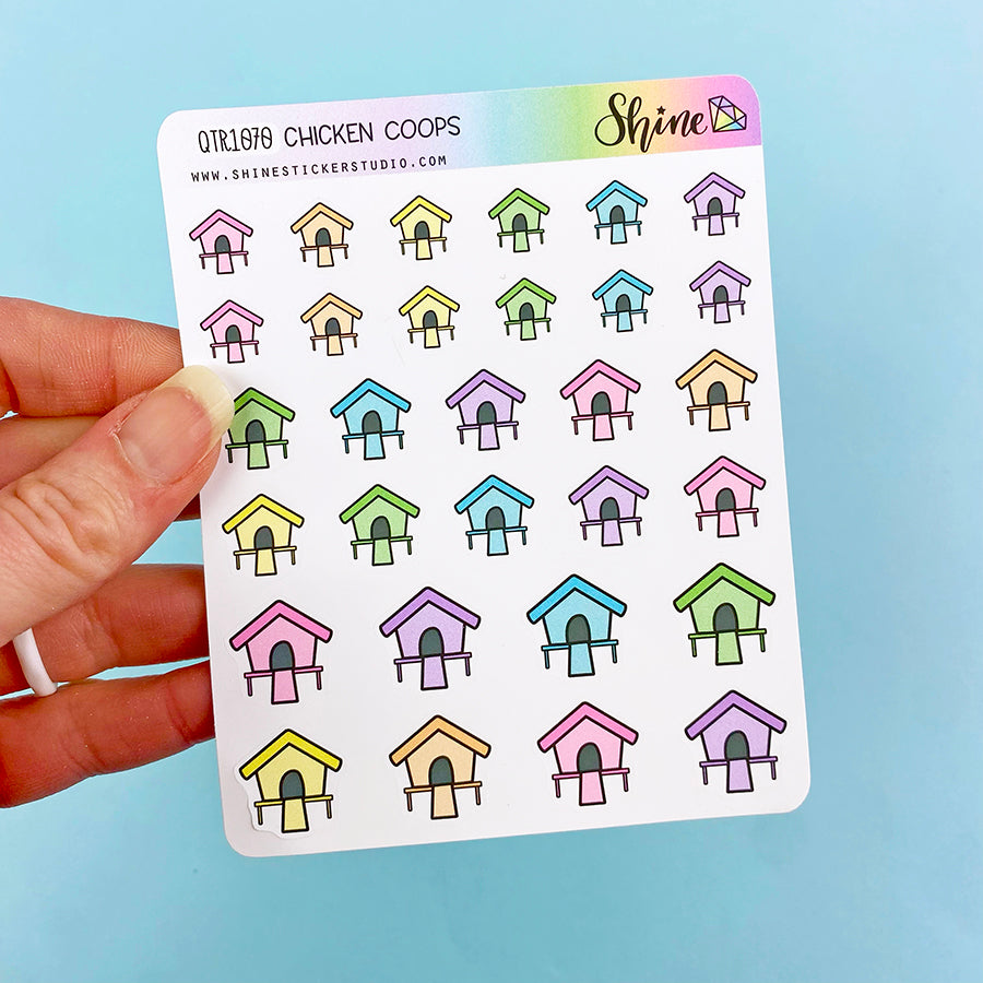 Chicken Coop Stickers – Shine Sticker Studio