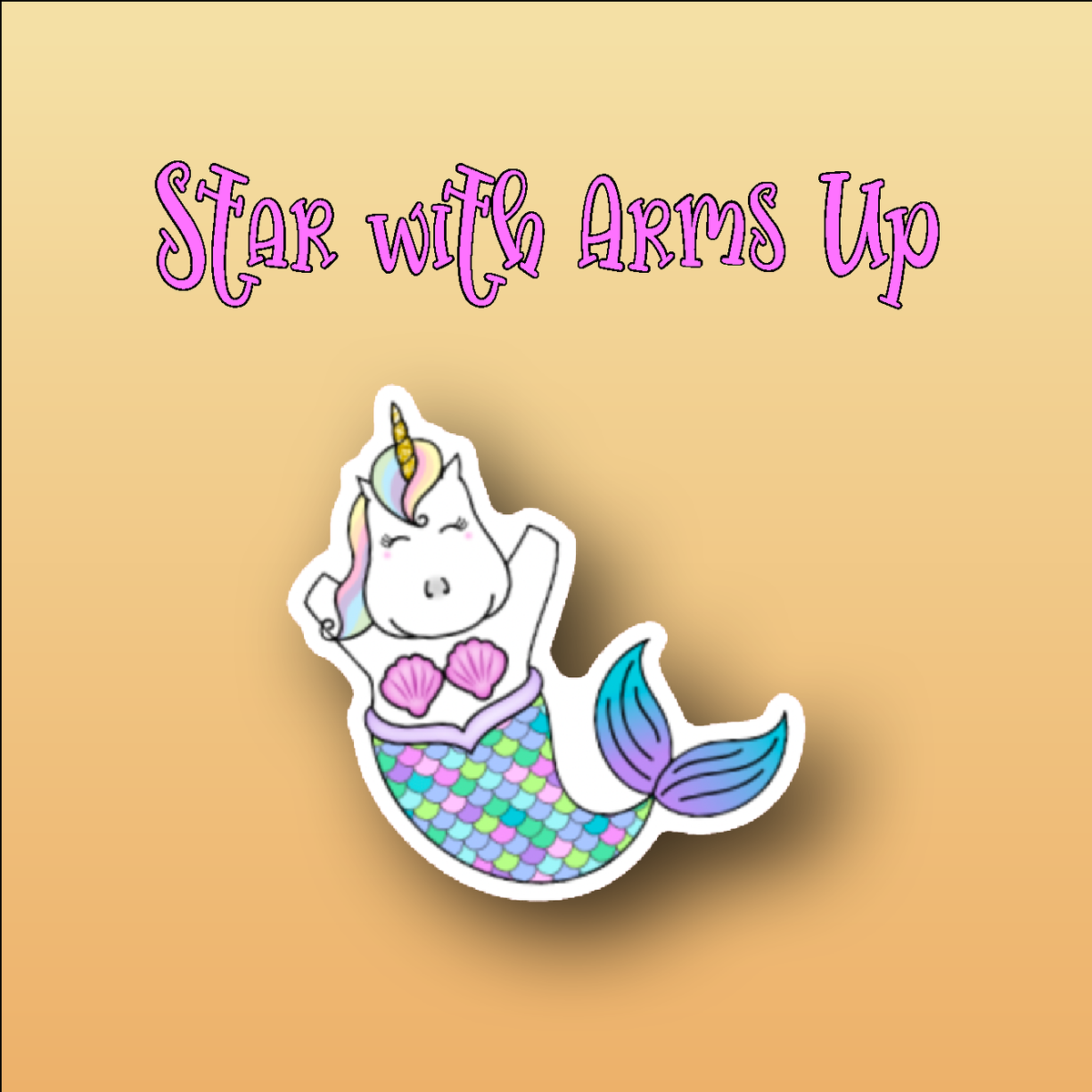 Mermicorn Sticker DIE CUT Collection – Shine Sticker Studio