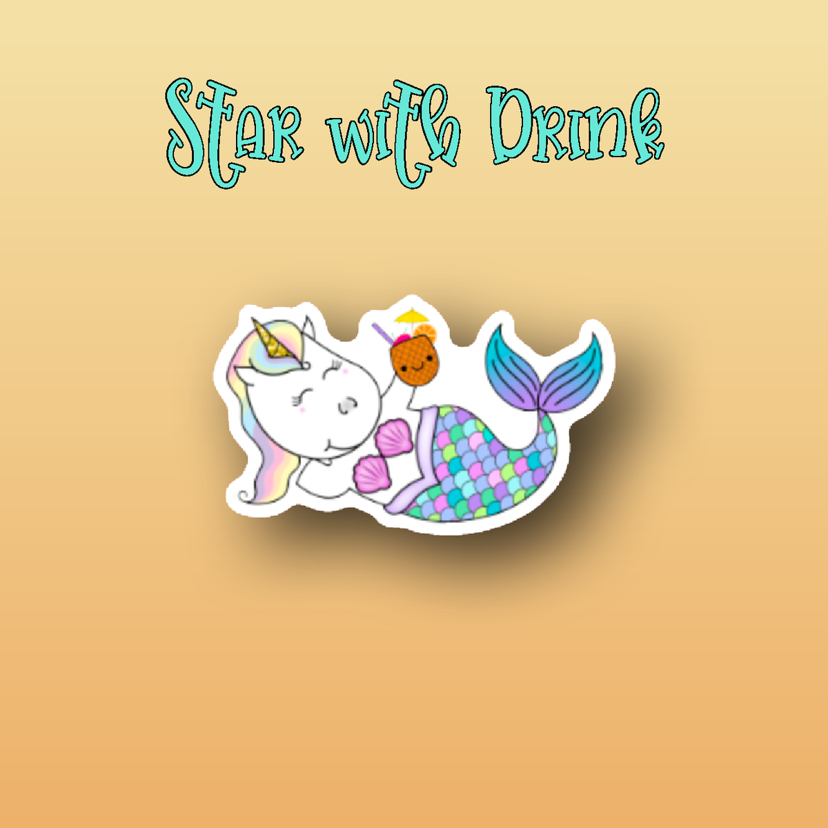 Mermicorn Sticker DIE CUT Collection – Shine Sticker Studio