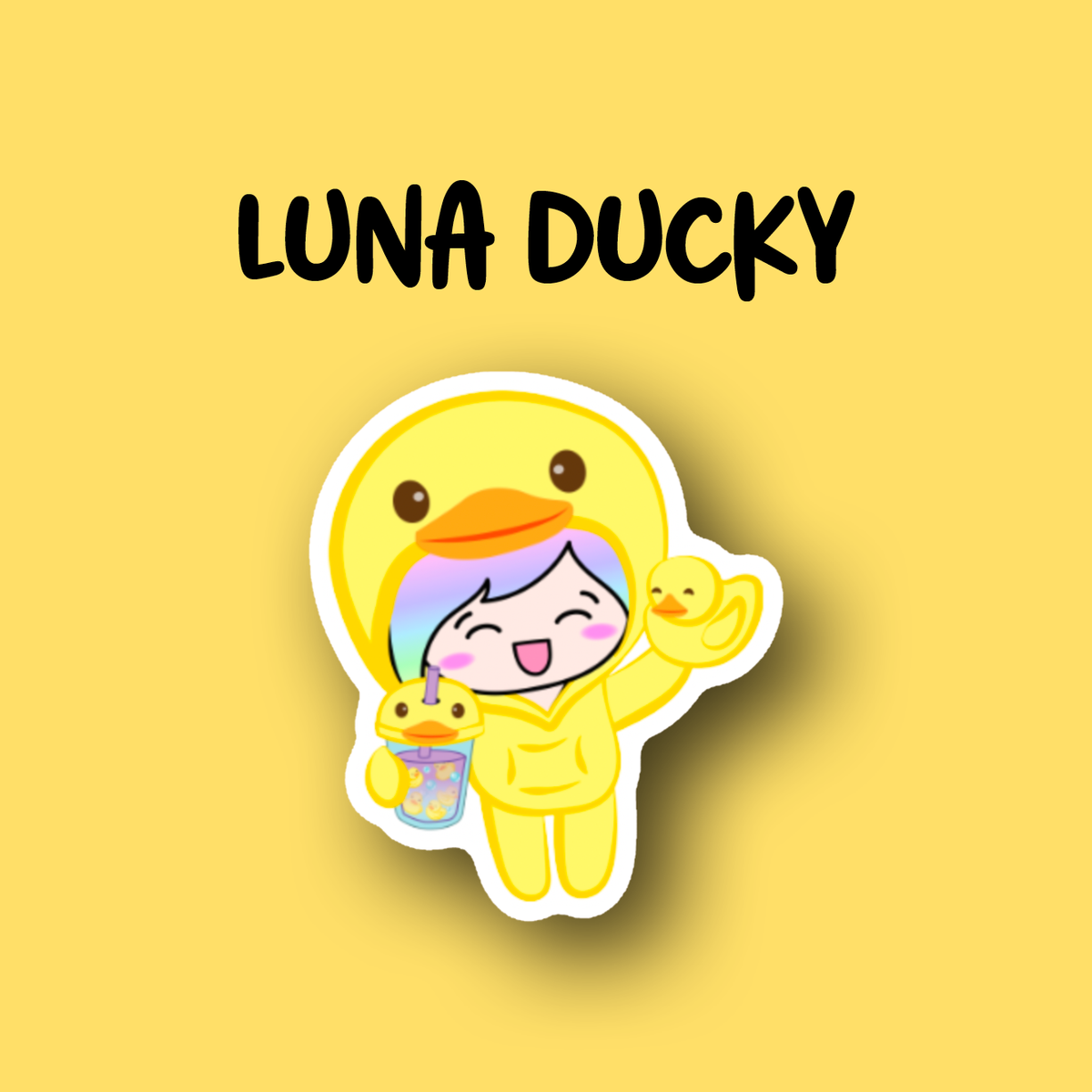 Lucky Ducky Sticker DIE CUT Collection – Shine Sticker Studio