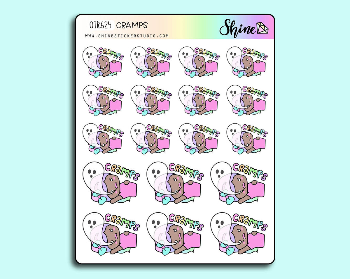 Luna Cramps Stickers – Shine Sticker Studio