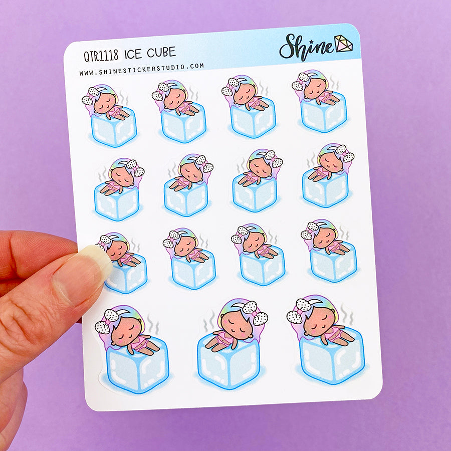 Luna Ice Cube Stickers – Shine Sticker Studio