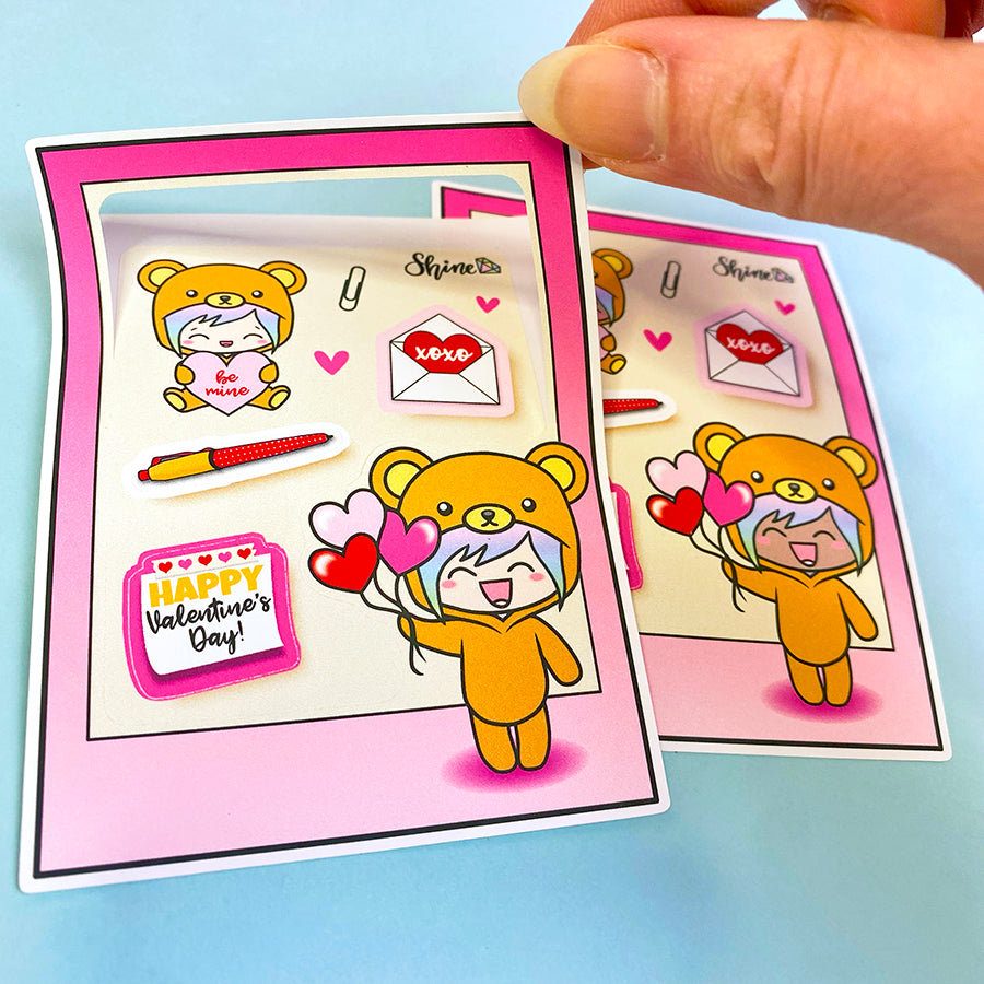LIMITED TIME ONLY! Luna Valentine Polaroid - Sampler Die Cut – Shine ...
