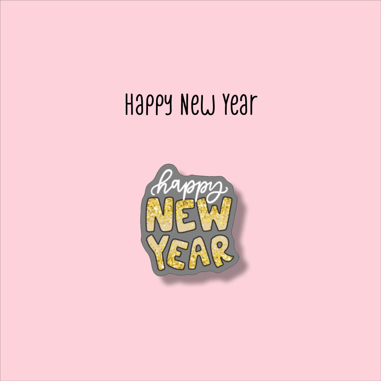 CLEARANCE New Year's 2025 Sticker DIE CUT Collection – Shine Sticker Studio