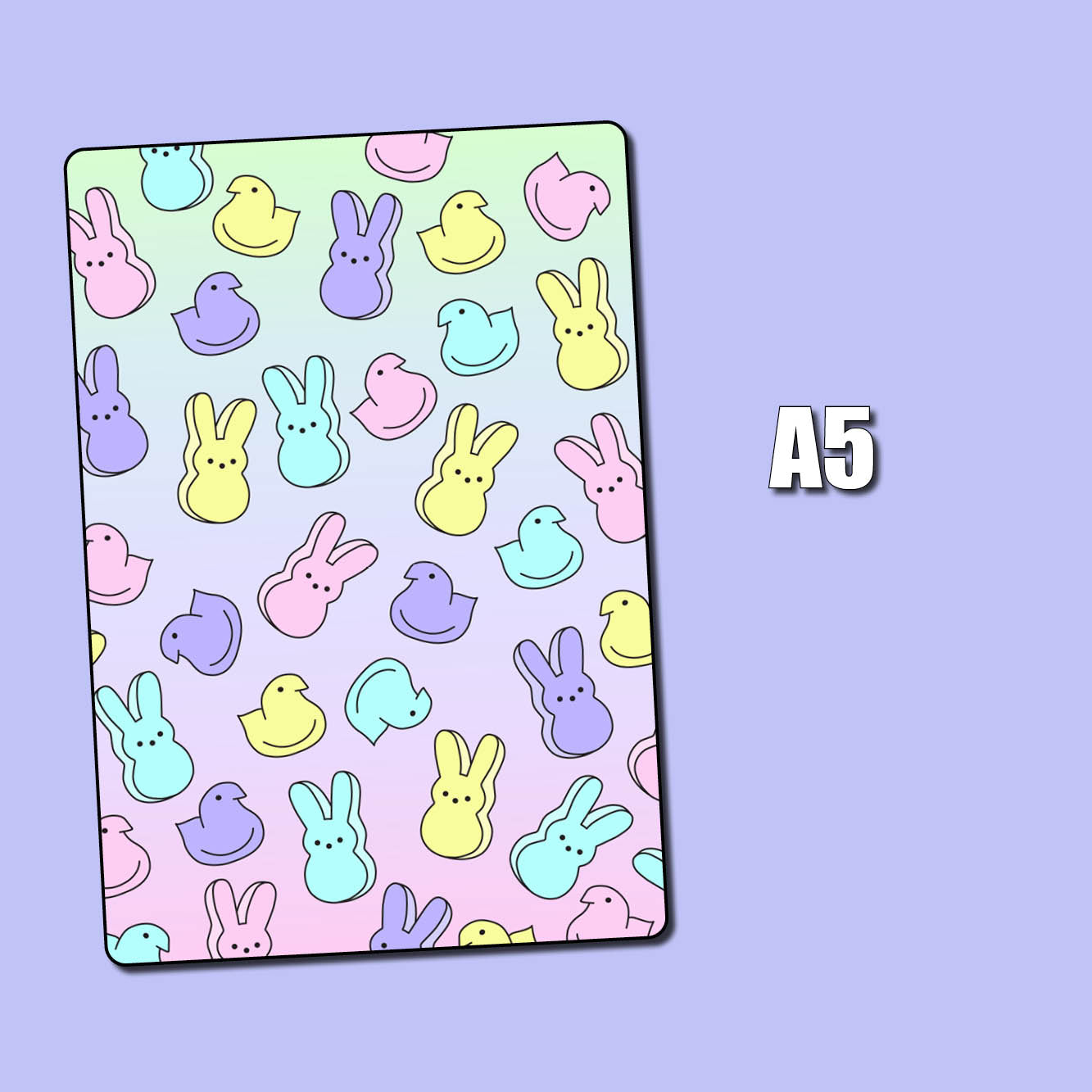 Peeps Patterned Jumbo Sticker – Shine Sticker Studio