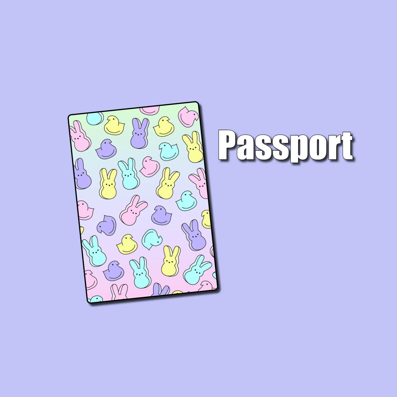 Peeps Patterned Jumbo Sticker – Shine Sticker Studio