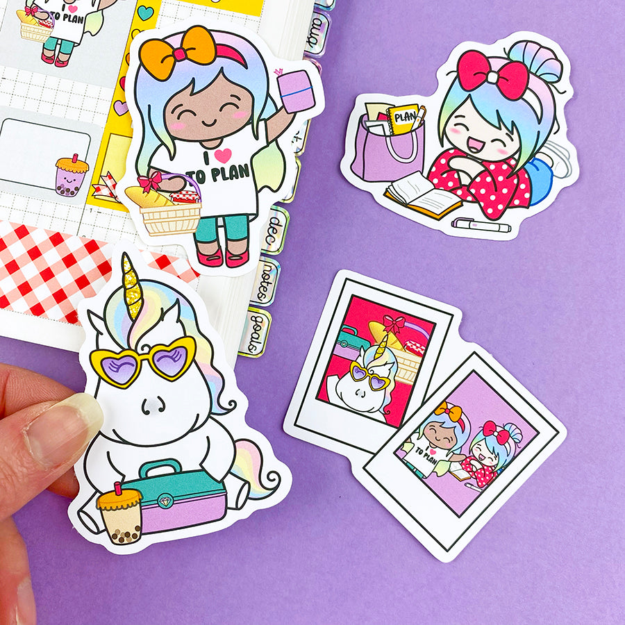 Planner Picnic Sticker DIE CUT Collection – Shine Sticker Studio