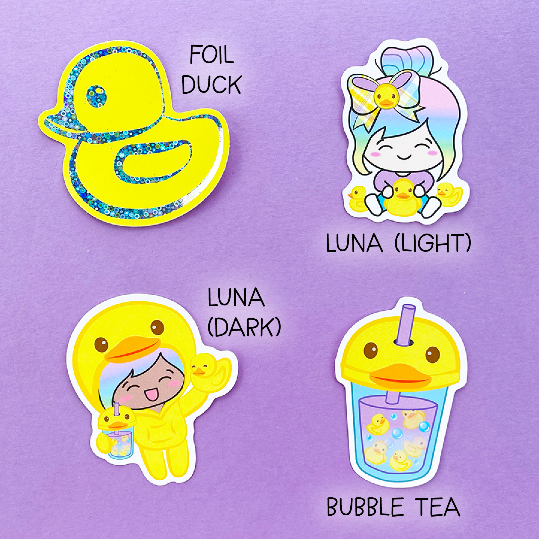 Lucky Ducky Sticker Die Cut Collection - February 2025 Subscription ...