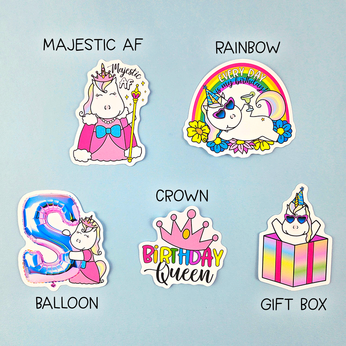 Star's Birthday Sticker Die Cut Collection - April 2024 Subscription ...