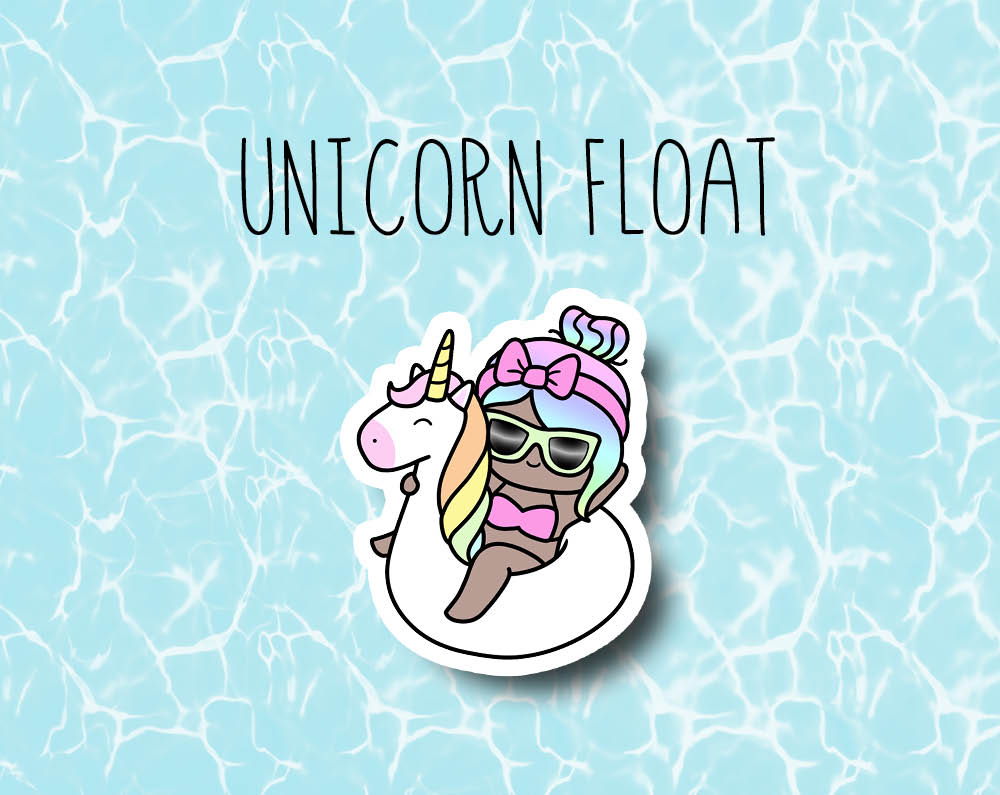 Pool Party Sticker DIE CUT Collection – Shine Sticker Studio