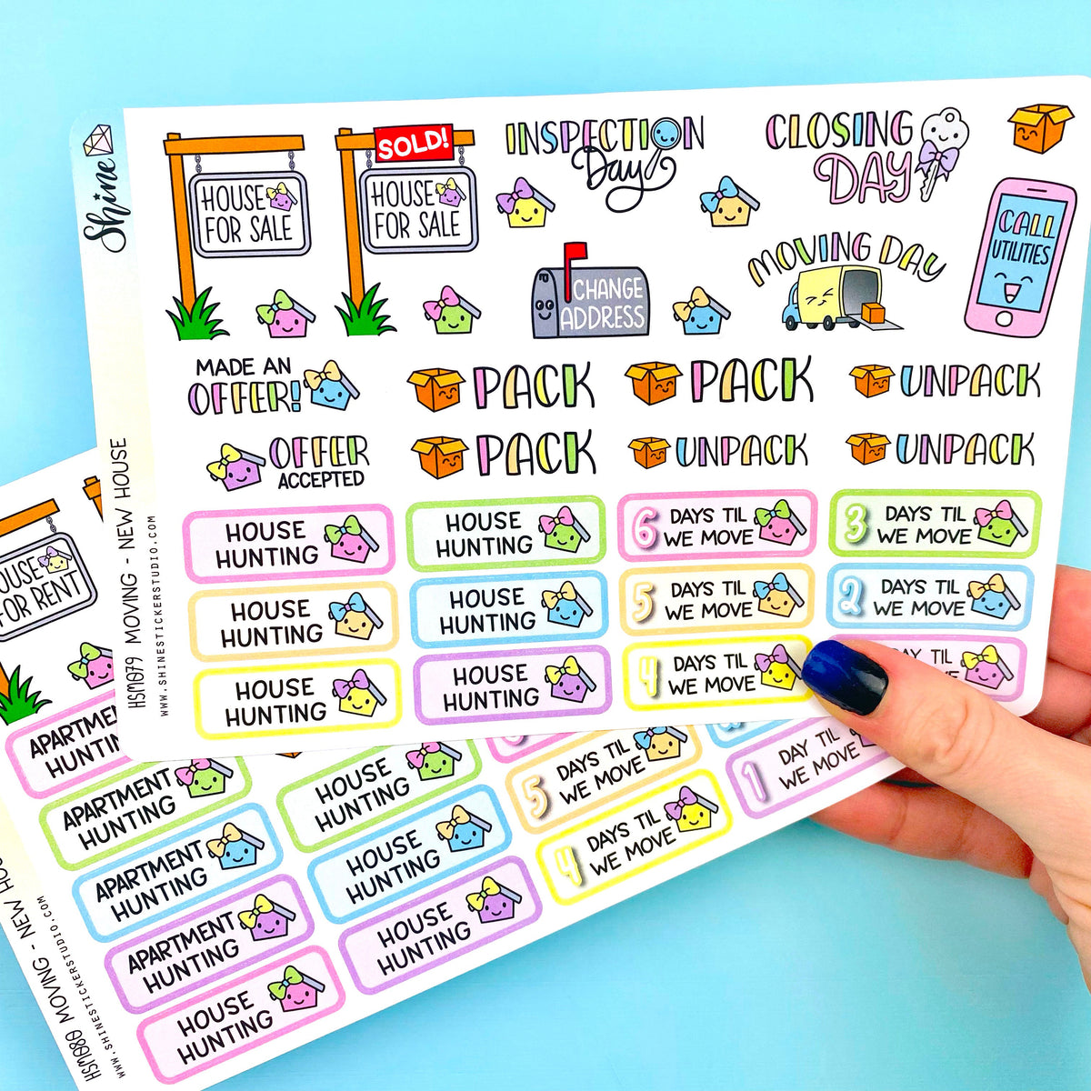 CLEARANCE Moving New House New Apartment Stickers New Home – Shine ...