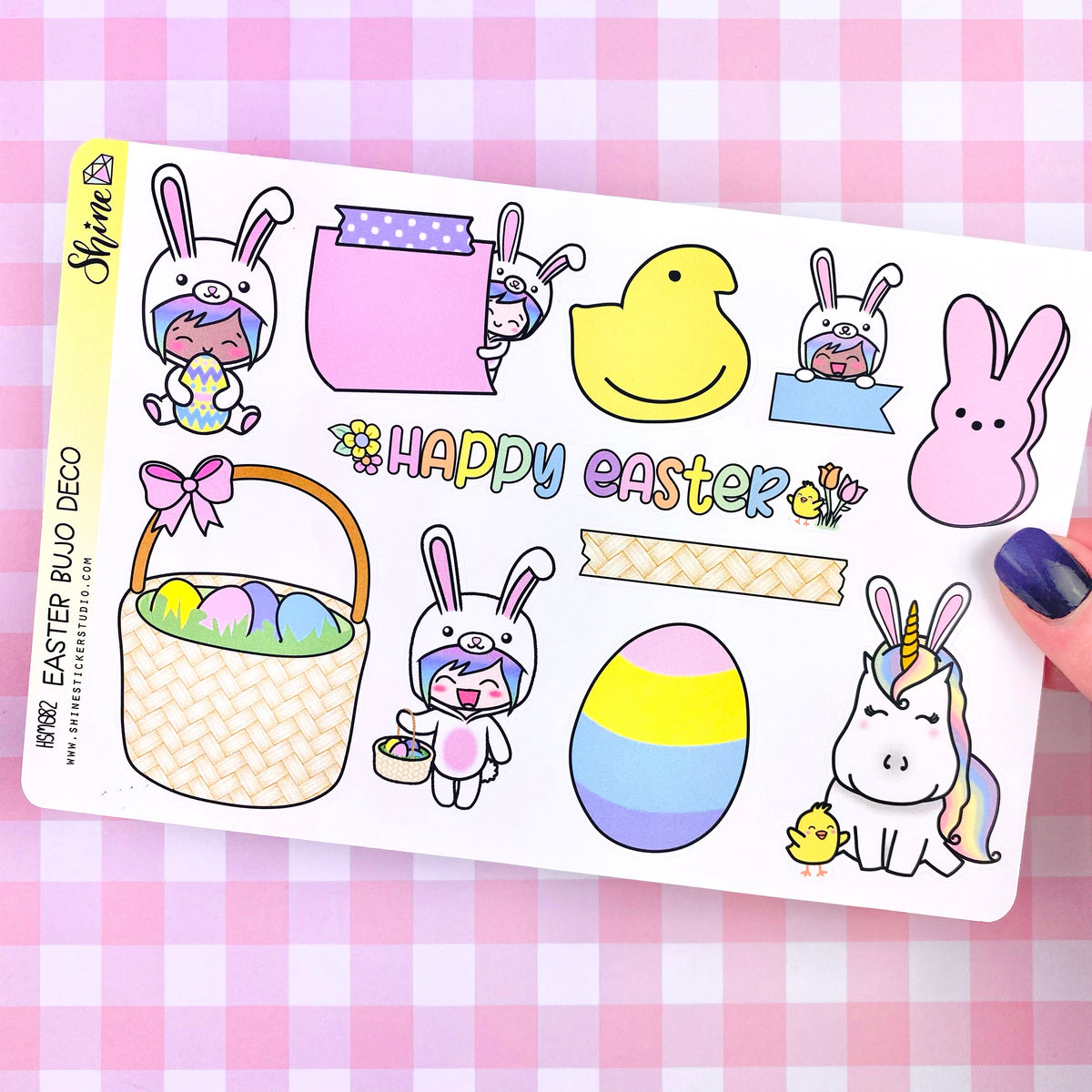 Easter Bujo Deco Stickers – Shine Sticker Studio