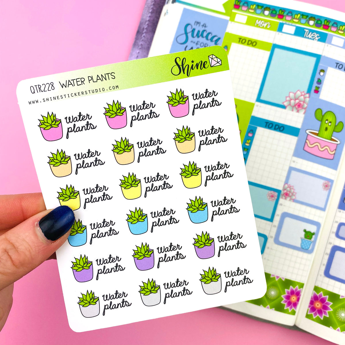 Water Plants Stickers – Shine Sticker Studio