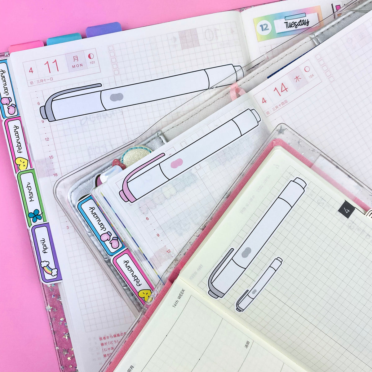 Highlighter Stickers – Shine Sticker Studio